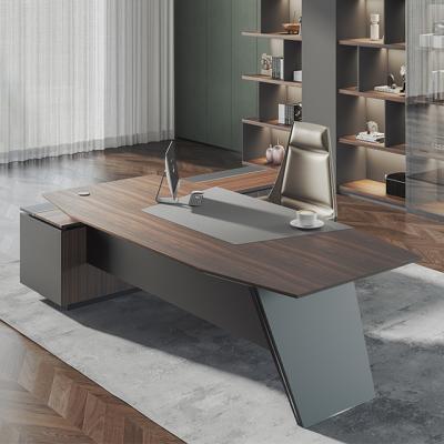 China Fashionable Design Boss Desk, Modern Style CEO Desk, Foshan Origin Factory Furniture for sale