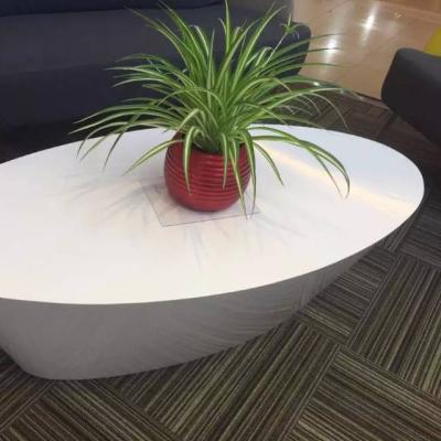 China White Glossy Painted Coffee Table With Unique Texture, Coffee Table, Reception Area, Coffee Table, Sofa for sale