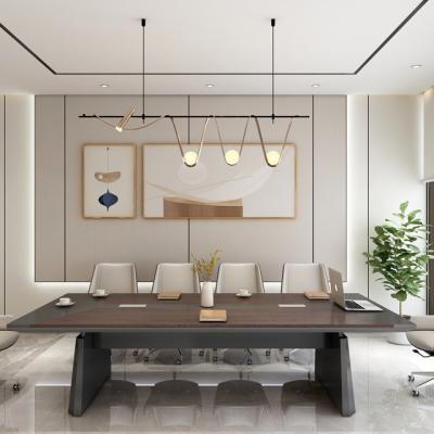 중국 고급 북유럽 미니멀리즘, 고급 롱 테이블 비즈니스 리셉션, 모던 디자인 협상 테이블, 사무실 회의 테이블 판매용