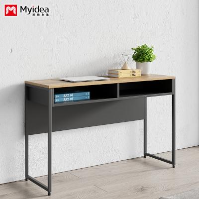China Myidea Panel Wooden Office Furniture, Computer Desk with Drawers, Simple Modern Desk That Can Be Customized for sale