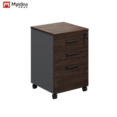 China Office FilingCabinets Melamine 3-Drawer Large Storage Commercial Office Modern Design High-end Atmosphere Activity Cabinet for sale