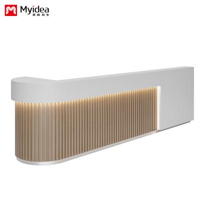 China Grilled Front Desk, Cash Register, and the Reception Desk Can Be Customized for sale