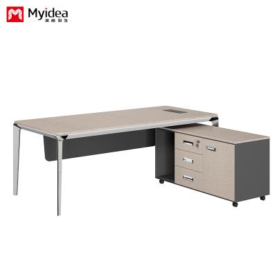 China Aluminum Alloy Die-casting Foot Main Desk Supporting Movable Storage Sub Cabine for sale
