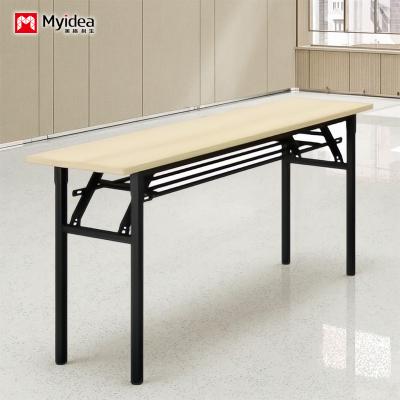 China Folding Table Mutifunctional Outdoor Portable Training Table Long Strip Table Simple Rectangular Learning Conference for sale