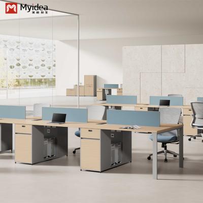 China Two Staff Members Facing Each Other, Office Desk wholesale, Bright Color Screen, Office Furniture Desk wholesale for sale