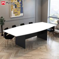 China Customizable Multi-Person Conference Table 1800x900mm E0 MFC Office Meeting Desk for sale