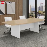 China Customizable Multi-Person Conference Table 1800x900mm E0 MFC Office Meeting Desk for sale