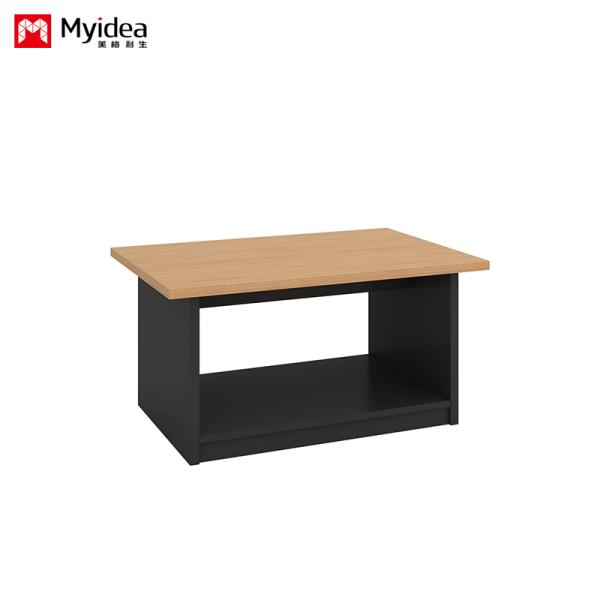 Quality Wood Contemporary Eco-Friendly Commercial Office Plate Type Panel Table with Melamine for sale