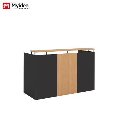 China High Quality Company Front Desk Office Furniture Hotel Restaurant Store Reception Desk Simple Modern Counter for sale