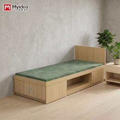 China Versatile Single Bed with Under-Bed Storage – Durable & Stylish, Suitable for Apartments, Boutique Hotels, and Guesthouses. for sale