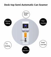 China High Speed Semi Automatic Soda beer Canning Machine Bottle Sealing Machine for sale
