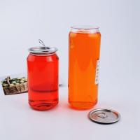 China 700ml 330ml Pet Plastic Beverage Can For Bubble Tea Logo Customized for sale