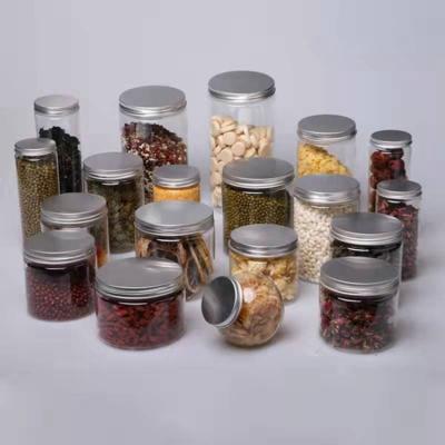 Cina Barattolo di plastica 30ml di stoccaggio dell'ANIMALE DOMESTICO trasparente vuoto per Honey Cookie Candy Spice in vendita