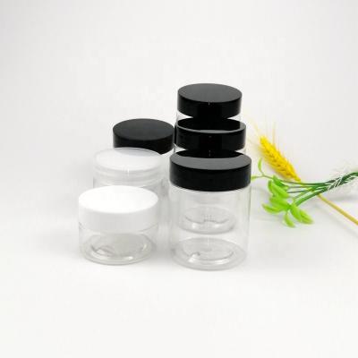 Cina il coperchio a vite di plastica di 60g 80g 100g 120g stona il barattolo della crema del burro del corpo di trucco in vendita