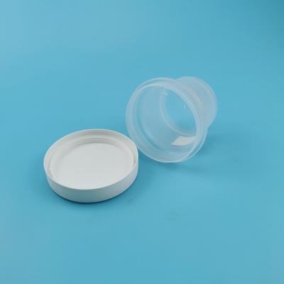 Cina barattoli di plastica dell'alimento 100ml con il contenitore di Forest Clear Ice Cream Yogart del coperchio in vendita