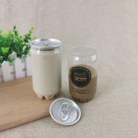 China Screen Printing 60mm 345ml Plastic Beverage Cans for sale
