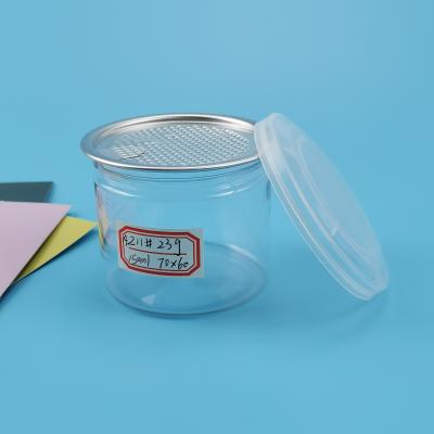 中国 食品等級62MMペット0.15l PEカバー プラスチック食糧缶 販売のため