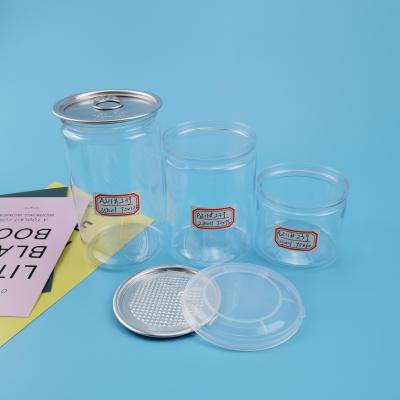 中国 透明な211# 65mm 280ml 20gのプラスチック ペット フードの瓶 販売のため