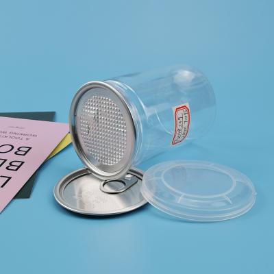 中国 透明な211# 65mm 280ml 20gのプラスチック ペット フードの瓶 販売のため