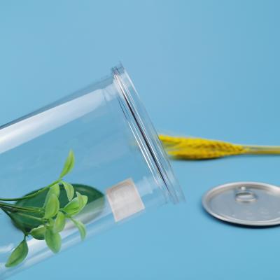 China De duidelijke Ronde Blikken van het Honings750ml Gemakkelijke Open Plastic Voedsel Te koop