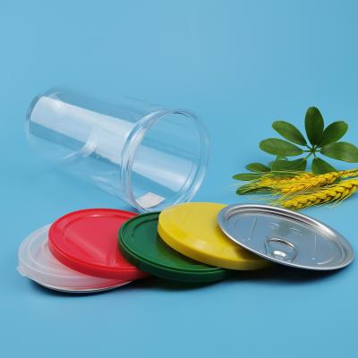 China De duidelijke Ronde Blikken van het Honings750ml Gemakkelijke Open Plastic Voedsel Te koop