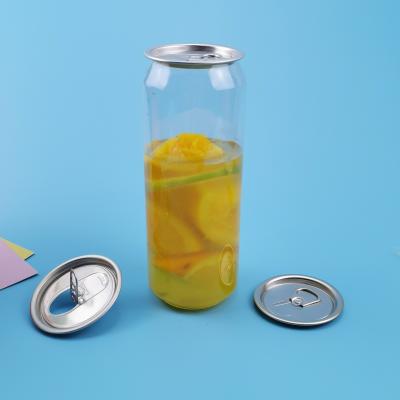 Chine 202 53mm ouverts faciles rétrécissent 0.5l de étiquetage Juice Jar de plastique à vendre