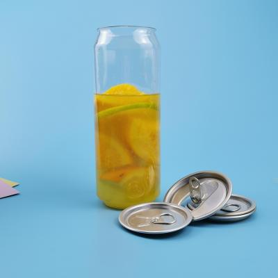 China 202 Easy Open 53mm Shrink Labeling 0.5l Plastic Juice Jar for sale