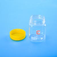 China 190ml Childproof 21g Square Screw Top Plastic Container for sale