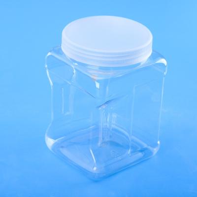 Chine 1800ml pots en plastique de couvercle à visser de bouche large sèche de la nourriture 120mm à vendre