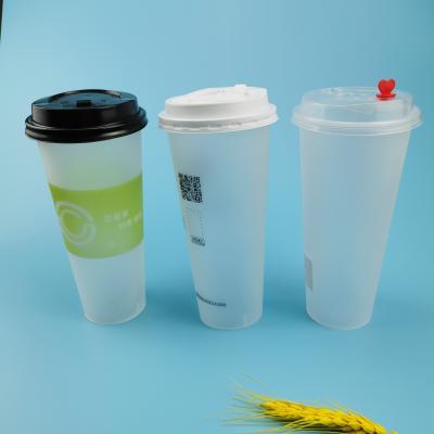 China Tazas de té disponibles resistentes das alta temperatura de la burbuja de 24oz 700ml en venta