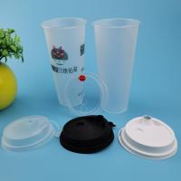 China High Temp Resistant 24oz 700ml Disposable Bubble Tea Cups for sale