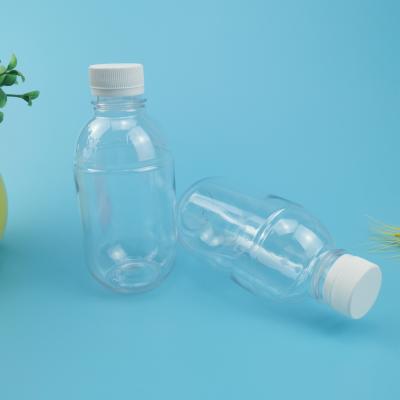 China 350ml Tamper Evident Screw Cap 28mm Disposable Juice Bottles for sale
