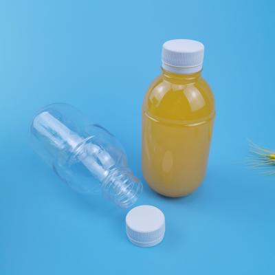 China 350ml Tamper Evident Screw Cap 28mm Disposable Juice Bottles for sale