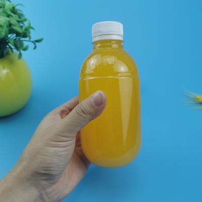 China 350ml Tamper Evident Screw Cap 28mm Disposable Juice Bottles for sale