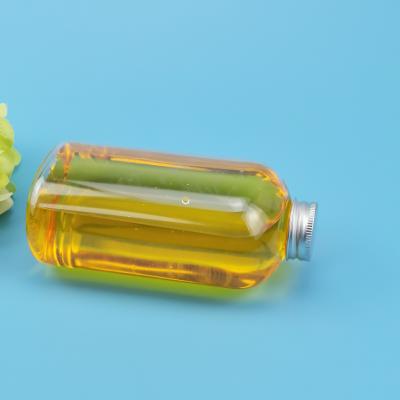 Cina Commestibile 500ml eliminabile trasparente Juice Bottles With Screw Cap di plastica in vendita