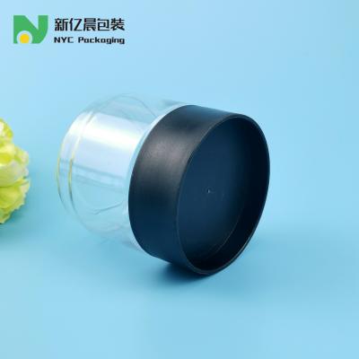 Cina barattoli di plastica del grado dell'alimento PER ANIMALI DOMESTICI della radura 438ml con il coperchio a vite accatastabile in vendita