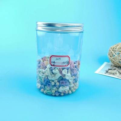 Cina 32 barattoli di plastica diritti di stoccaggio dell'alimento di Oz chiari con i coperchi d'argento della vite in vendita