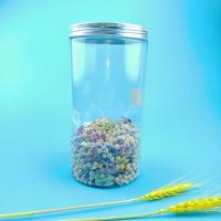 China 1360ml PET Empty Plastic Food Jars For Candy Snack for sale