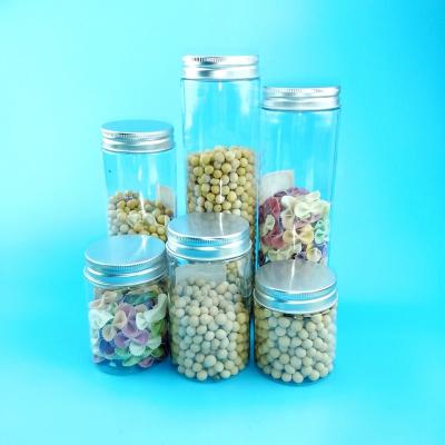Cina barattoli di plastica del coperchio a vite di 65mm per il sale dei fagioli dello spuntino in vendita