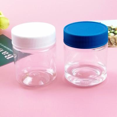 China PP Screw Cap Wide Mouth 150ml Round Plastic Containers For Candy for sale