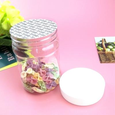 Cina Barattolo di plastica ermetico del giro riciclabile 12oz con il coperchio nero in vendita