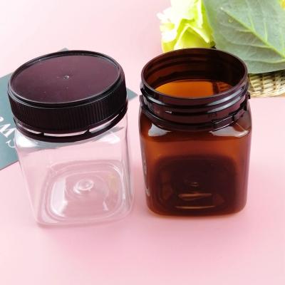 Cina Ampio commestibile di plastica del barattolo di Amber Honey 200ml della copertura di sigillamento della bocca in vendita