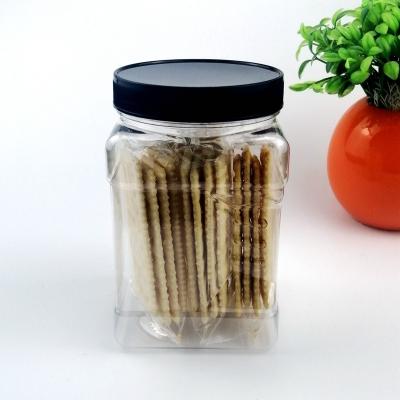 Cina barattolo di plastica della presa dei biscotti 4500ml di altezza di 275mm con il coperchio a vite in vendita