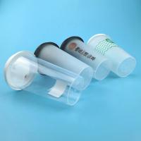 China 350ml Milkshake Disposable Bubble Tea Cups Cylinder Shape for sale