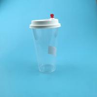 China 350ml Milkshake Disposable Bubble Tea Cups Cylinder Shape for sale