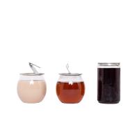 China Clear Pull Ring Plastic Beverage Jar 330Ml Juice Canned Drink Packaging for sale
