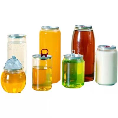 China garrafa plástica transparente da bebida do animal de estimação do frasco da bebida 210ml à venda