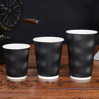 China FDA 90mm Diameter Paper Disposable Cups For Hot Drinks for sale