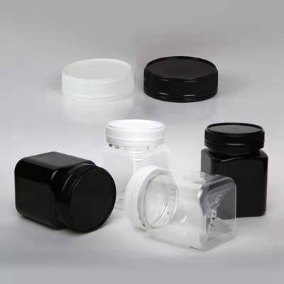 China 200ml 320ml 400ml Plastic Spice Container Amber Honey Jar for sale