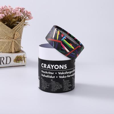 Cina Le latte di plastica dell'alimento del ODM spingono verso l'alto l'imballaggio rotondo del cartone di Kraft del contenitore di cilindro in vendita